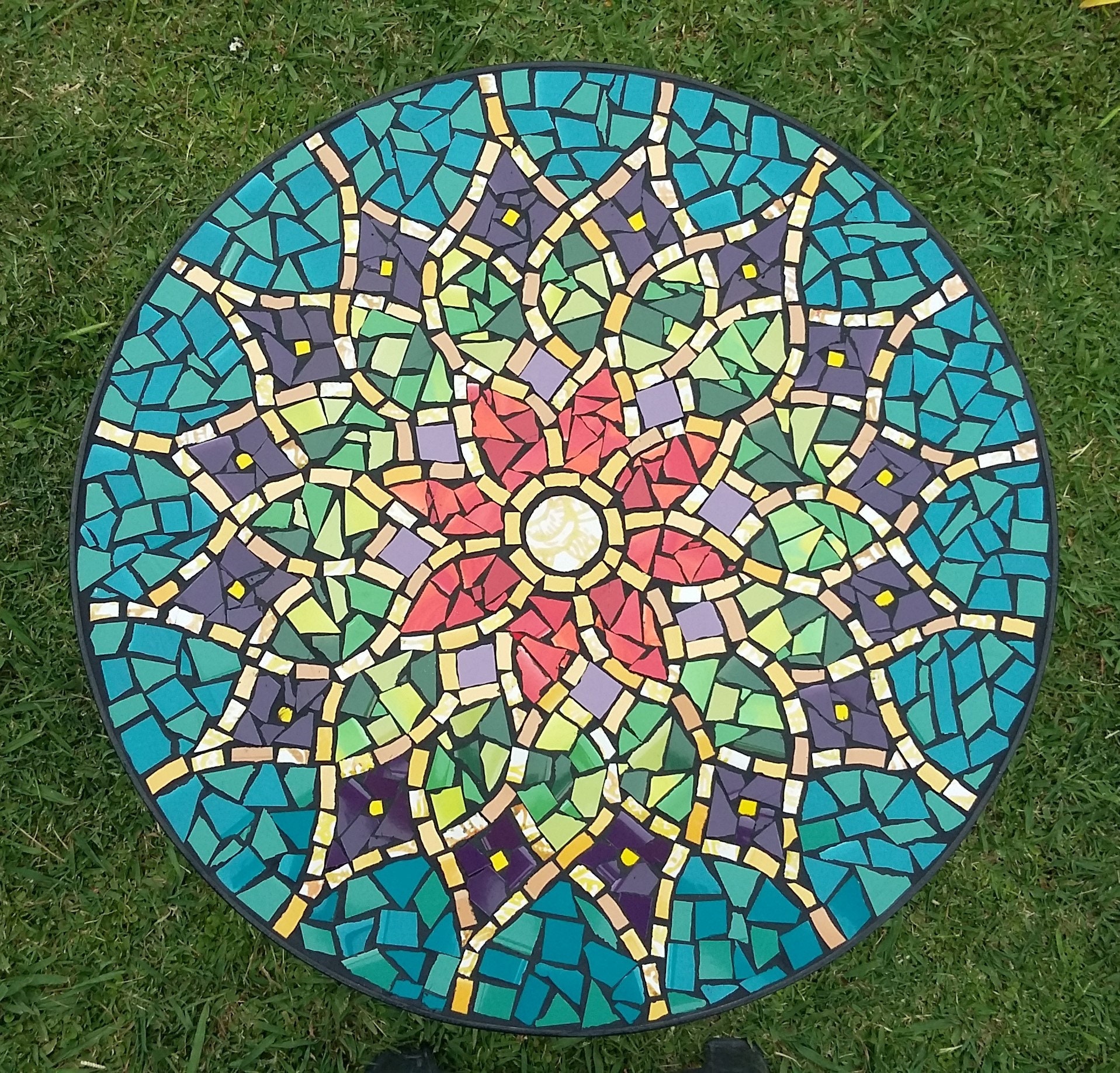 Handmade Custom Mosaic / Ceramic or Glass Tiles / Perfect for Indoors ...
