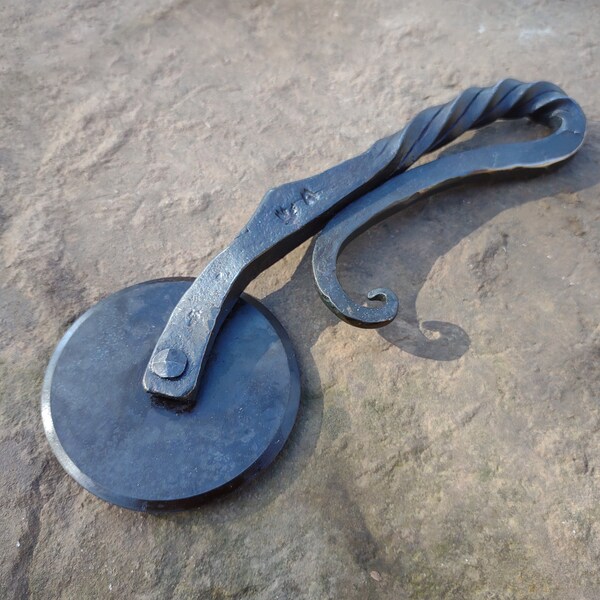 Hand Forged Pizza Cutter - Etsy