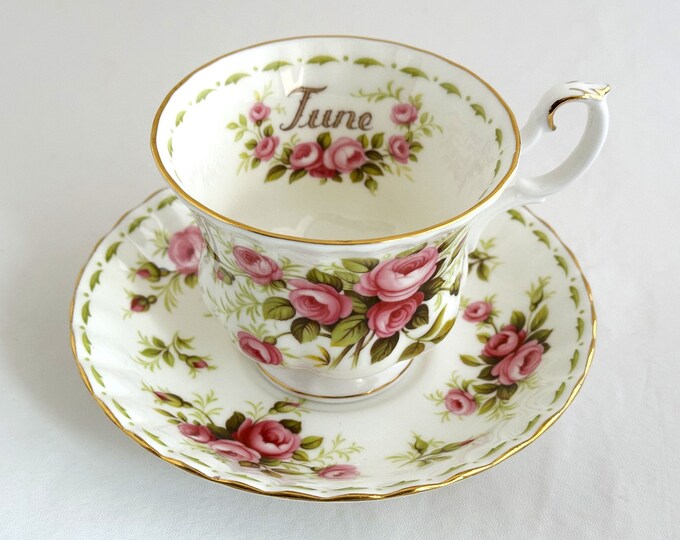 June Tea Cup, 1970's Flower of the Month Series by Royal Albert, Fine ...