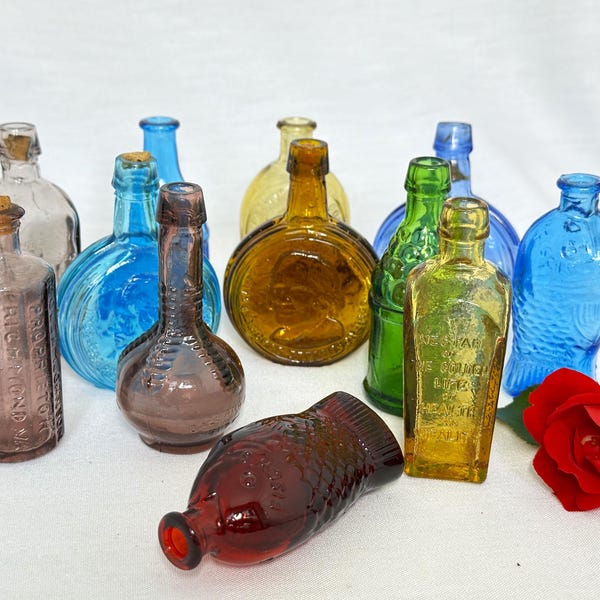 Wheaton Miniature Glass Bottle - Etsy