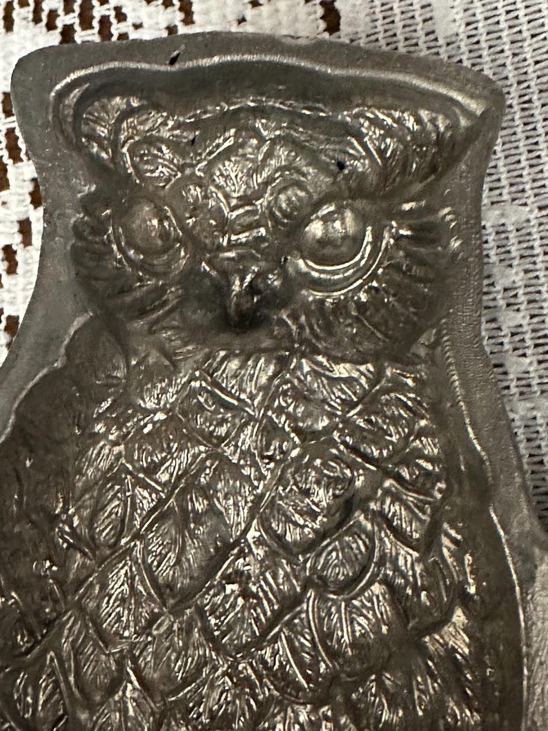 Antique Owl Ice Cream Mold – Pewter #175 Schall & Co, New York - Etsy