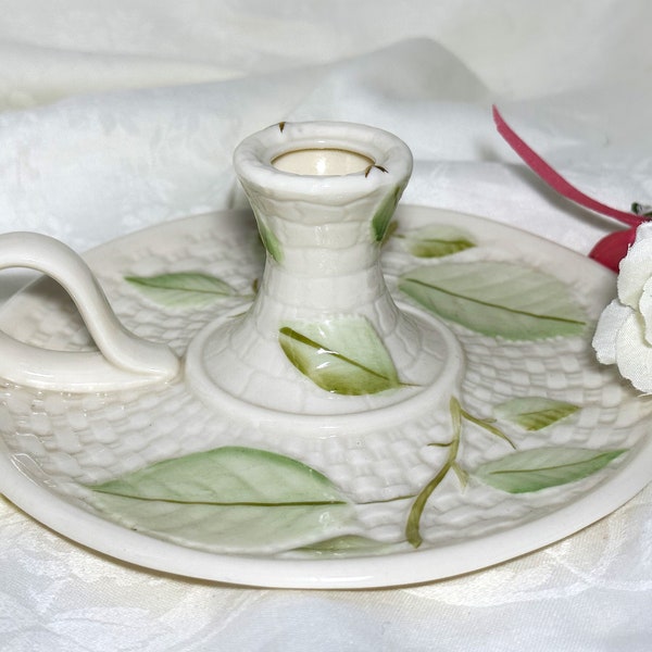 Belleek Candle Holder - Etsy