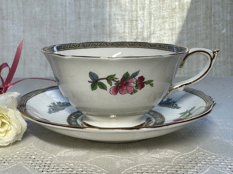 Paragon Tree of Kashmir Cup and Saucer Vintage Bone China - Etsy