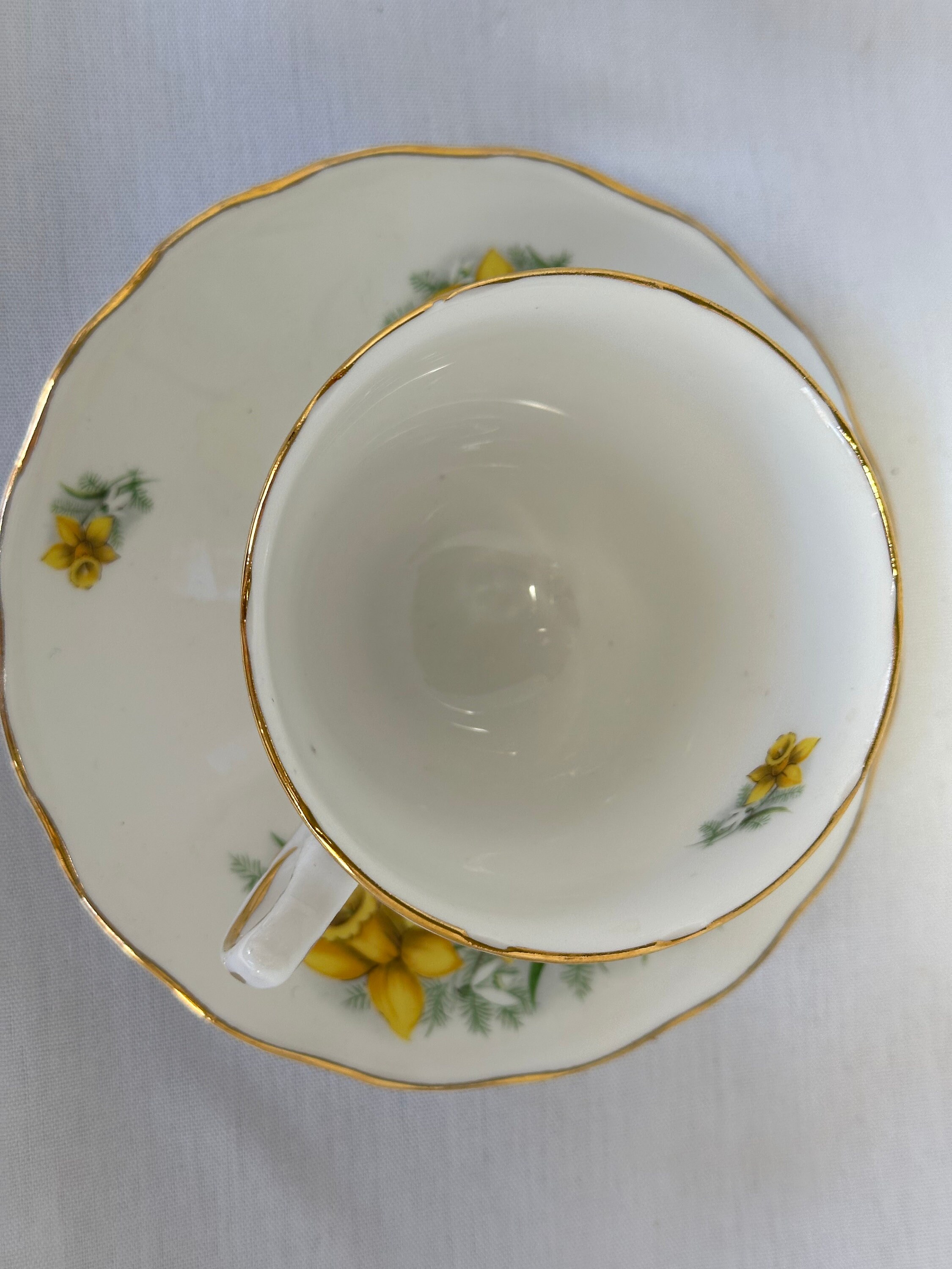 Yellow Daffodil Tea Cup by Colcough, Pretty Vintage Springtime Cup and ...