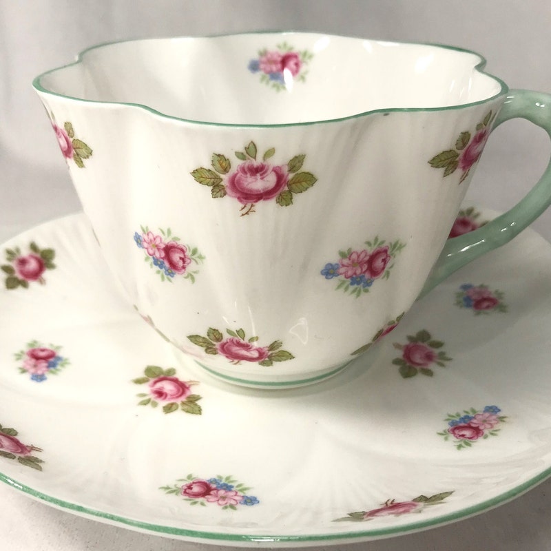 Rosebud Tea Cups - Etsy