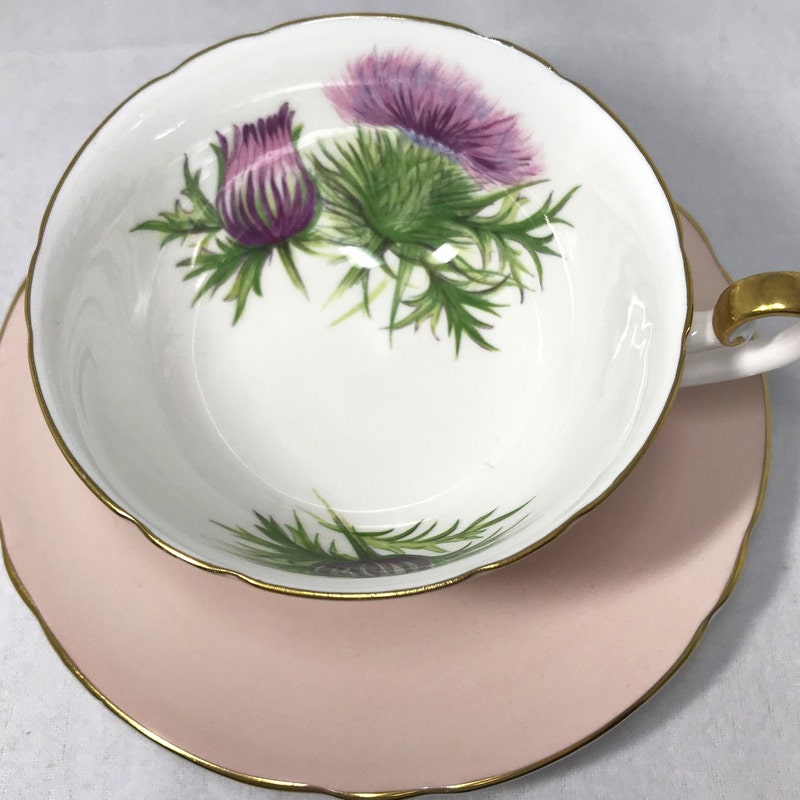 Thistle Tea Cup - Etsy