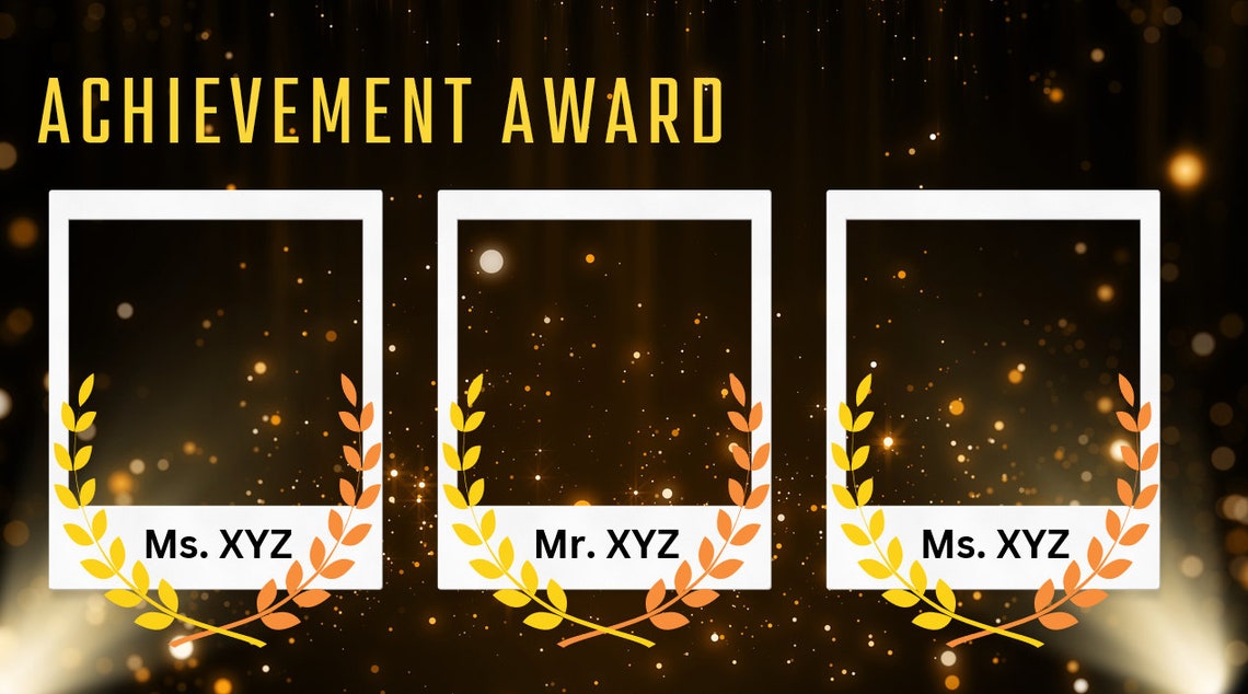 ELEGANT GOLD Awards Ceremony Powerpoint Template | Presentation for ...