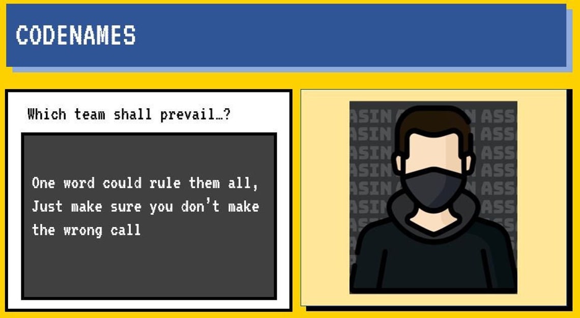 Codenames Powerpoint Edition *UPDATED* - Highly Customizable Powerpoint ...
