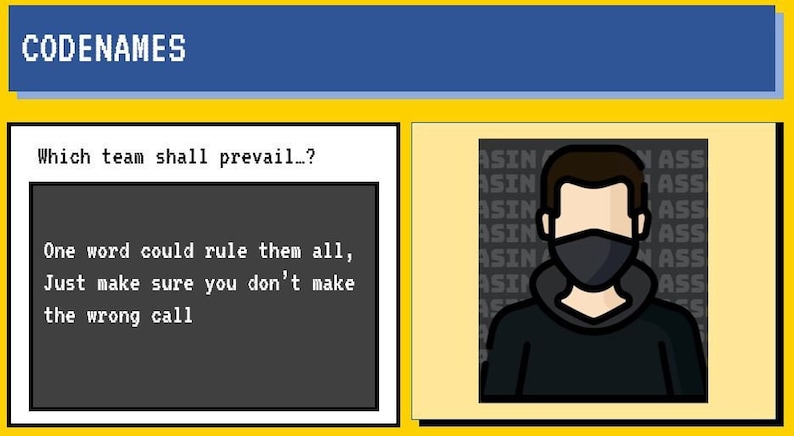 Codenames Powerpoint Edition *UPDATED* - Highly Customizable Powerpoint ...