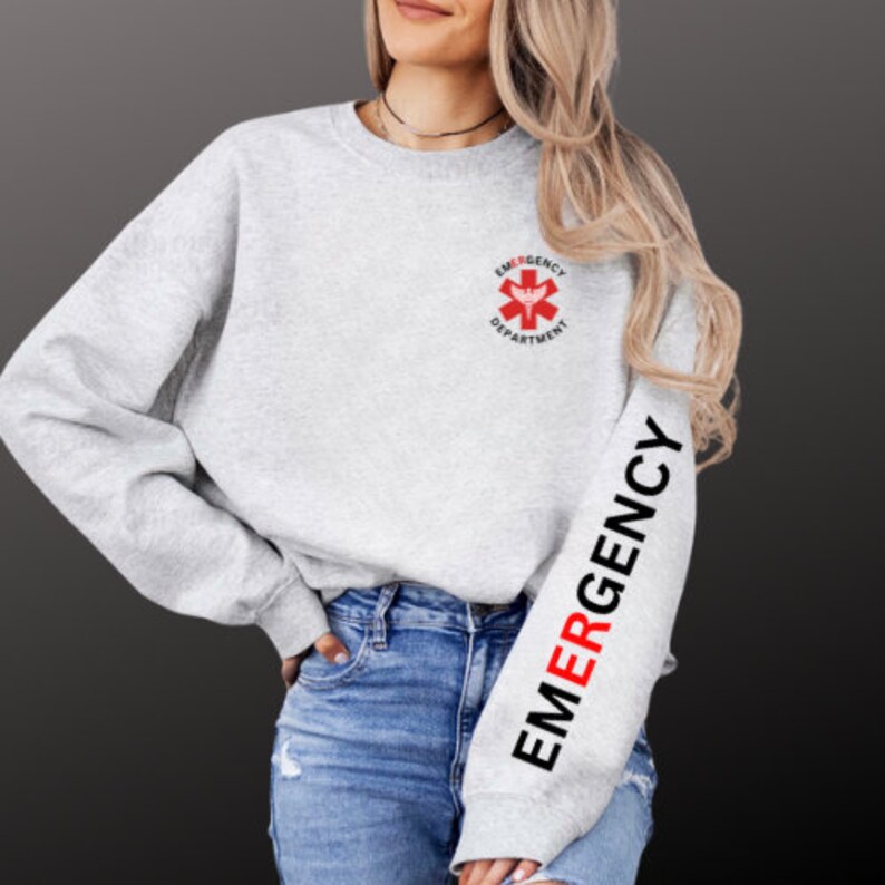 Nurse Sweater, Emergency Department , Emergency Nurse, Healthcare ...