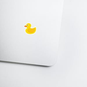 Mini Rubber Ducky Sticker Sheet Waterproof Vinyl Funny Duck Small ...