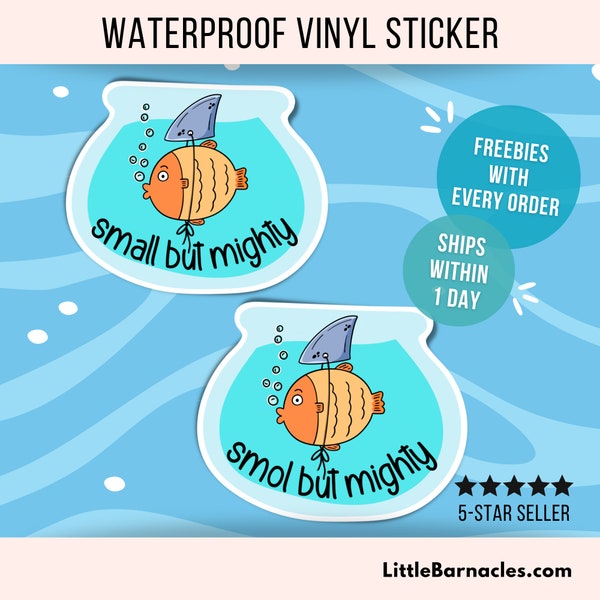 Small Fish Stickers - Etsy
