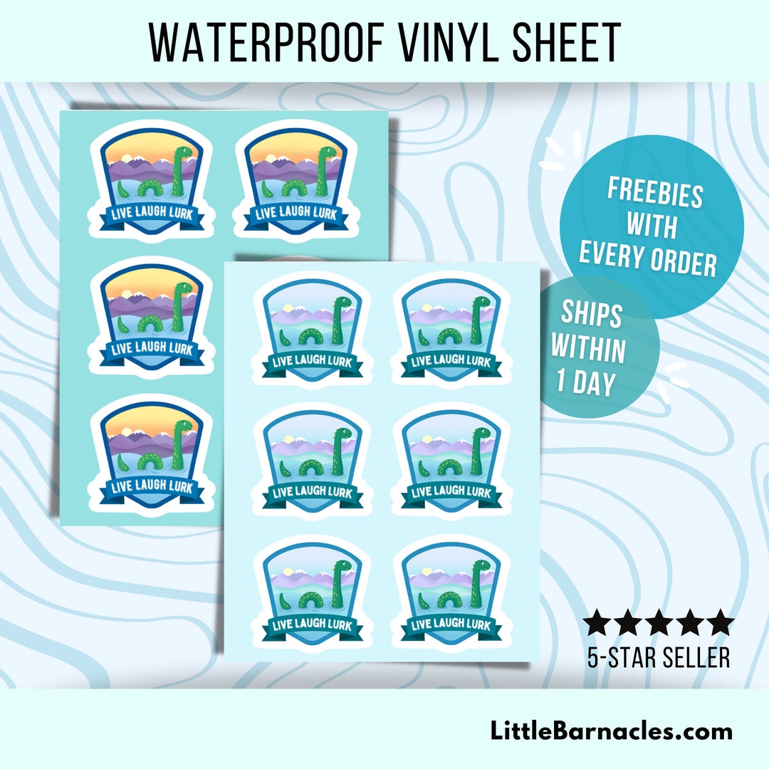 Mini Loch Ness Monster Sticker for Nessie Lover Loch Ness Waterproof ...
