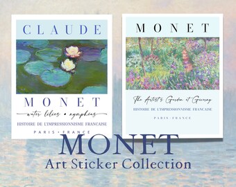 Monet Water Bottle - Etsy