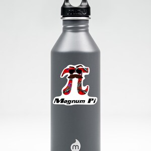 Magnum P.I. Sticker Waterproof Vinyl Sticker Gift for Pi Day - Etsy