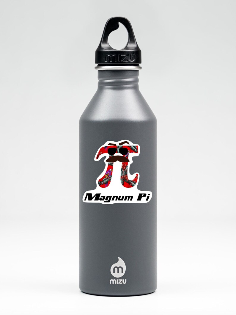 Magnum P.I. Sticker Waterproof Vinyl Sticker Gift for Pi Day - Etsy