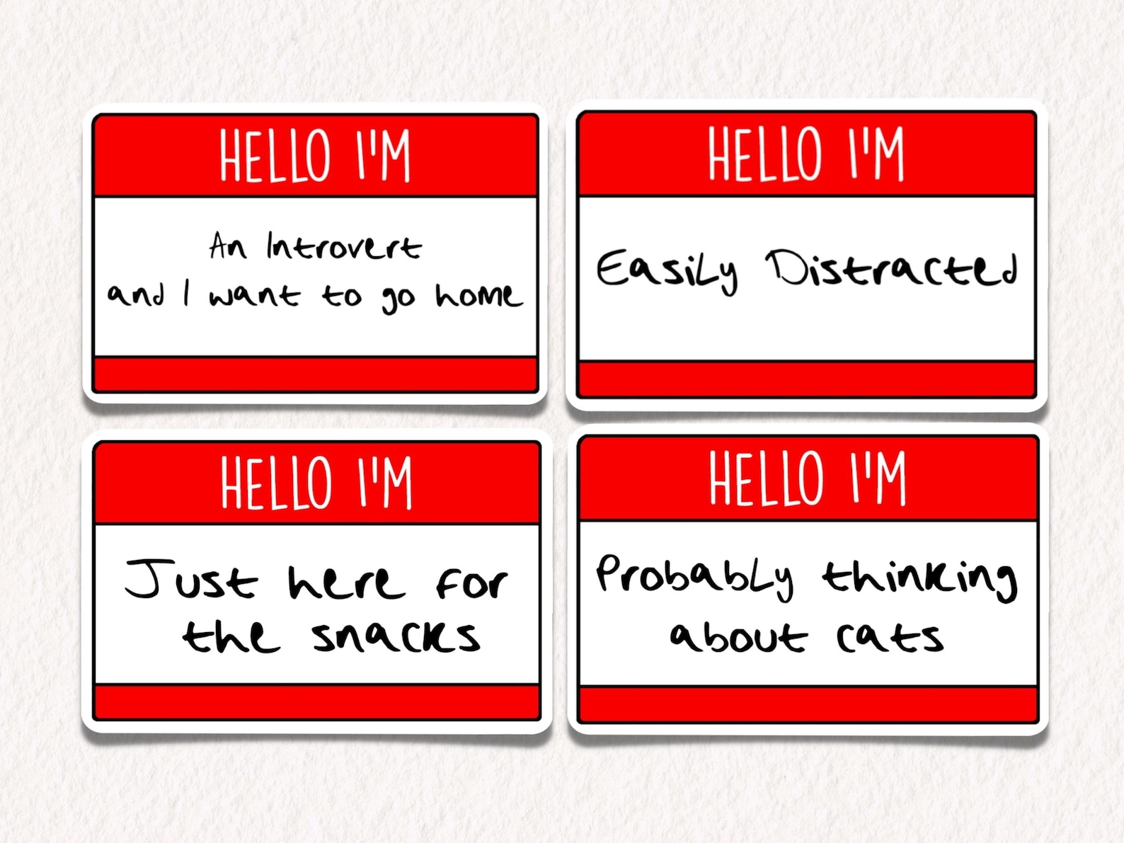 Name Tag Sticker Waterproof Vinyl Sticker Gift for Teens Funny - Etsy