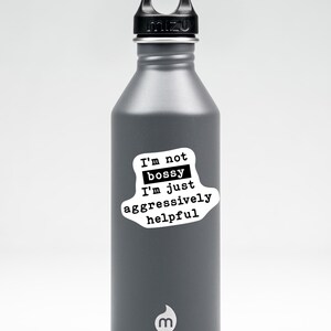 Bossy Sticker Waterproof Vinyl Sticker Gift for Boss Funny - Etsy