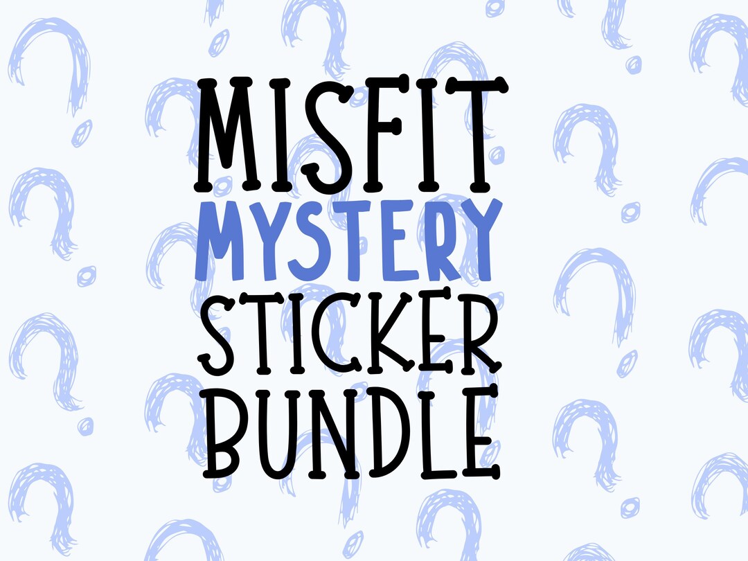 Misfit Mystery Stickers Random Assorted Bundle Oops Sticker Pack ...