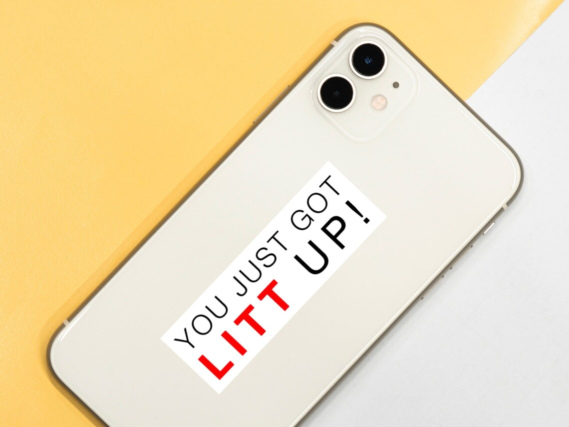 You Just Got Litt up Sticker Suits TV Show Waterproof Vinyl - Etsy