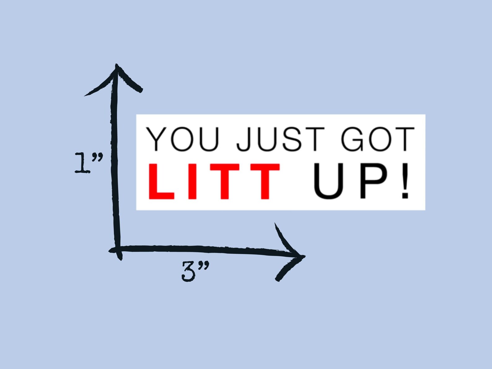 You Just Got Litt up Sticker Suits TV Show Waterproof Vinyl - Etsy