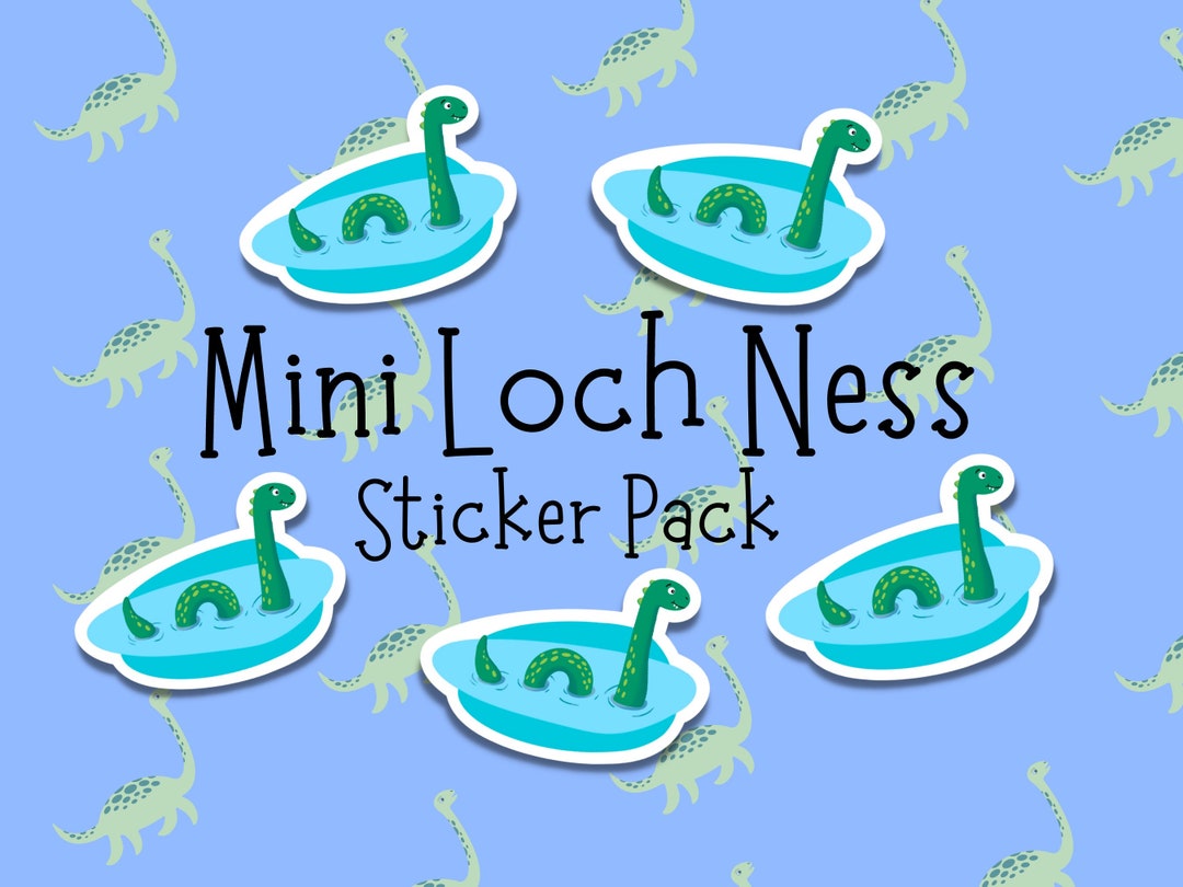 Mini Loch Ness Monster Sticker for Nessie Lover Loch Ness - Etsy