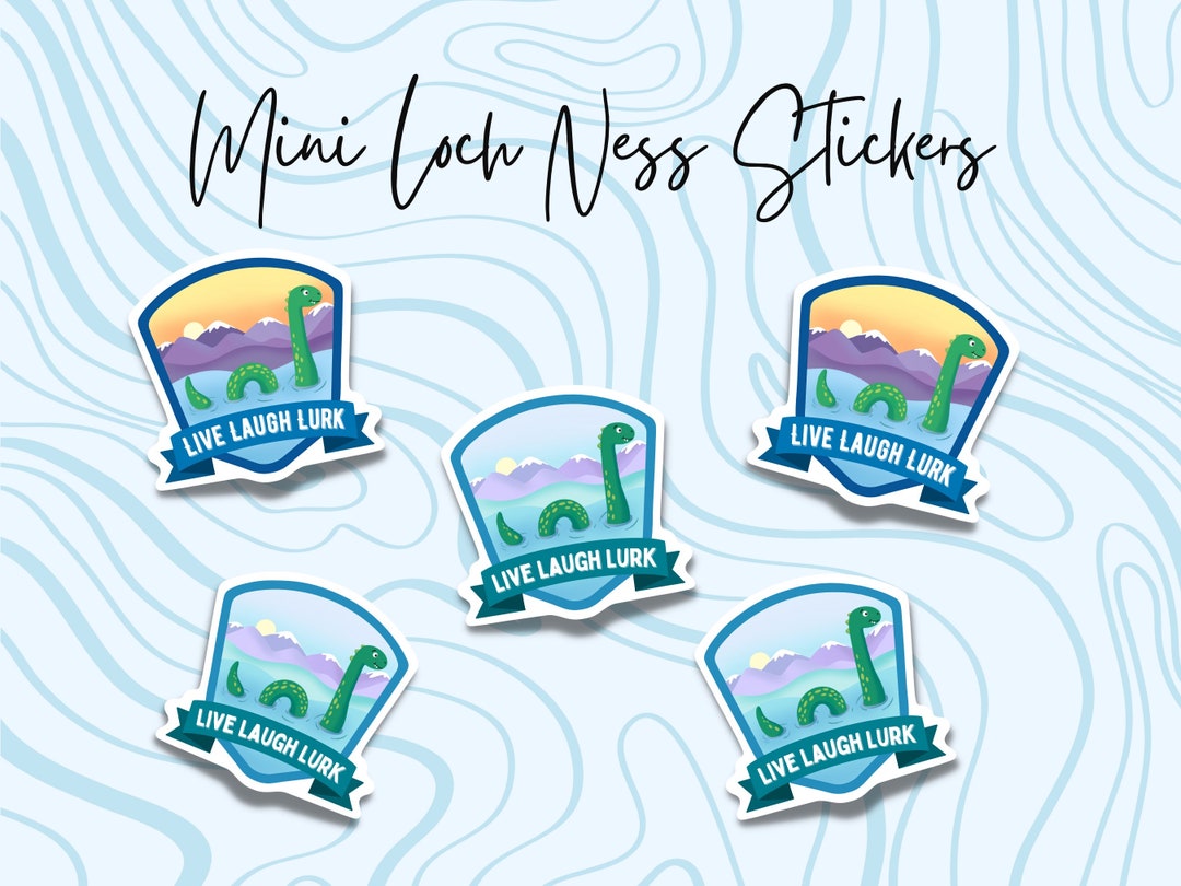 Mini Loch Ness Monster Sticker for Nessie Lover Loch Ness - Etsy
