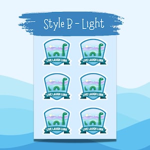 Mini Loch Ness Monster Sticker for Nessie Lover Loch Ness Waterproof ...