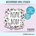 Homebody Sticker Waterproof Vinyl Sticker Gift for Her Cat - Etsy