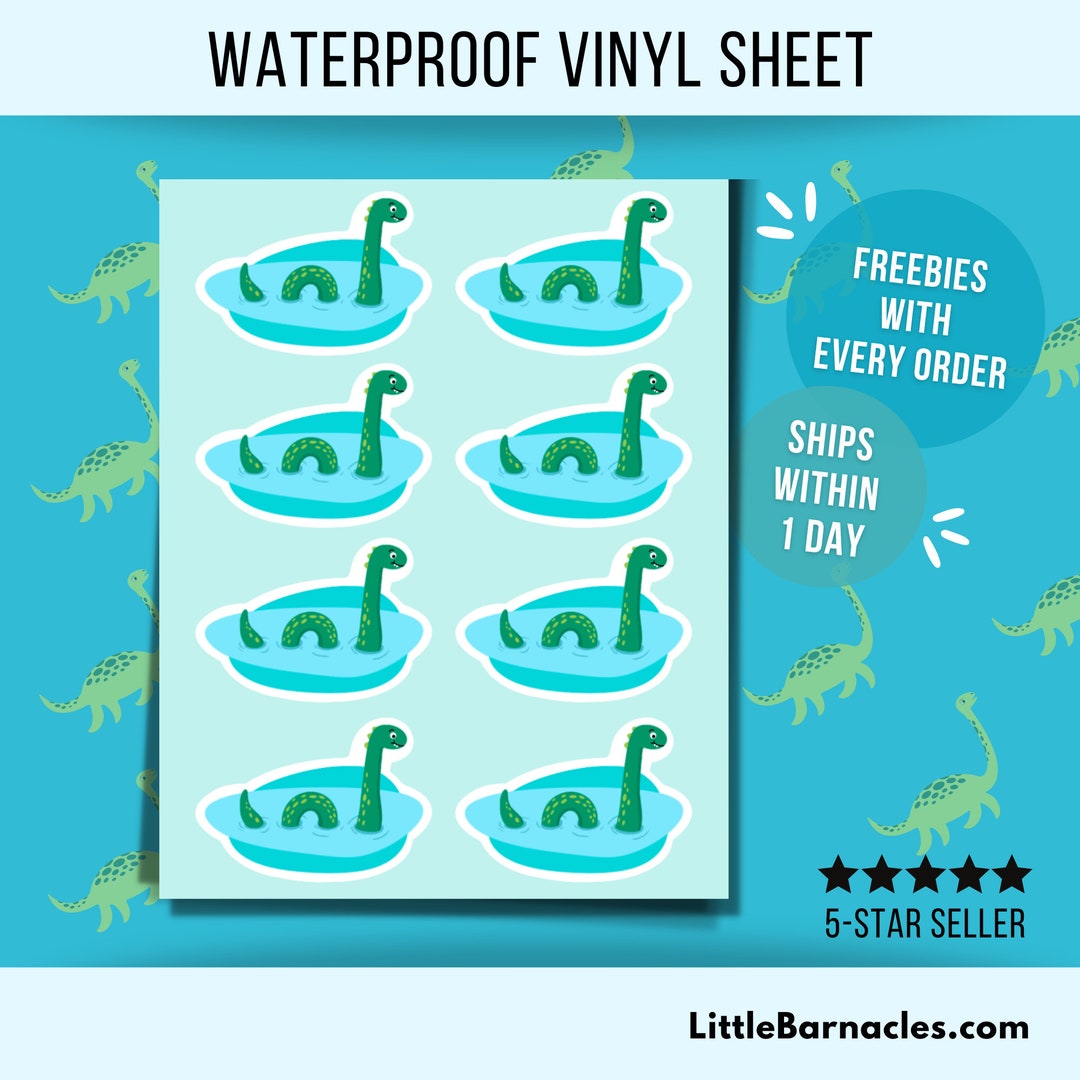 Mini Loch Ness Monster Sticker for Nessie Lover Loch Ness Waterproof ...