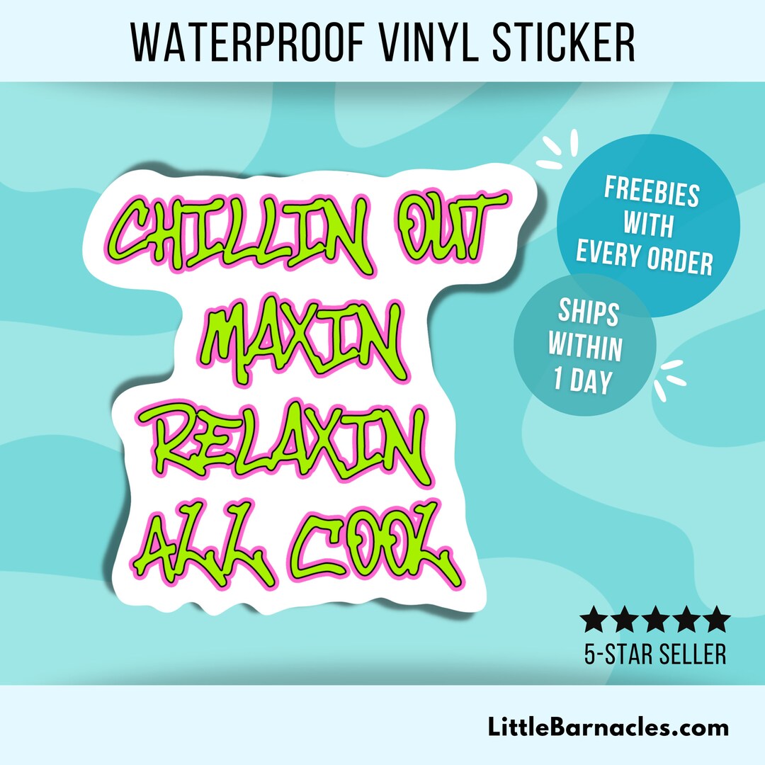 Fresh Prince Sticker TV Show Waterproof Vinyl Sticker Gift for 90s Kid ...