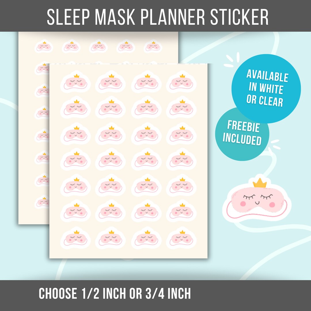 Sleep Planner Sticker Sleep Tracking Sleeping Pill Reminder Sleep ...