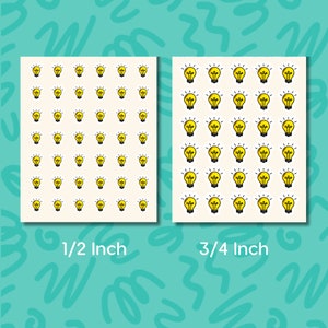 Light Bulb Planner Sticker Meeting Reminder Brainstorming Sticker Work ...