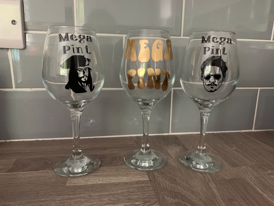 Mega Pint Wine Glasses - Etsy