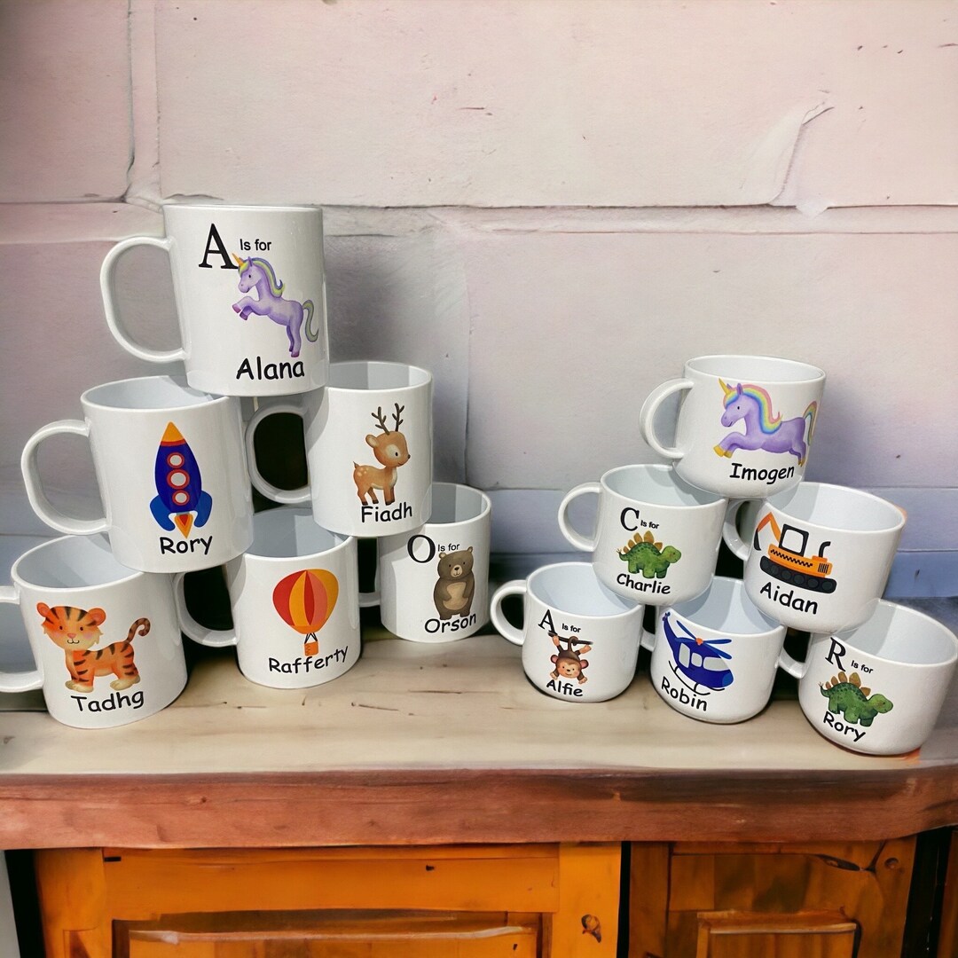 Personalised Children's Unbreakable Cups 6oz. Toddler Cups, Children’s ...