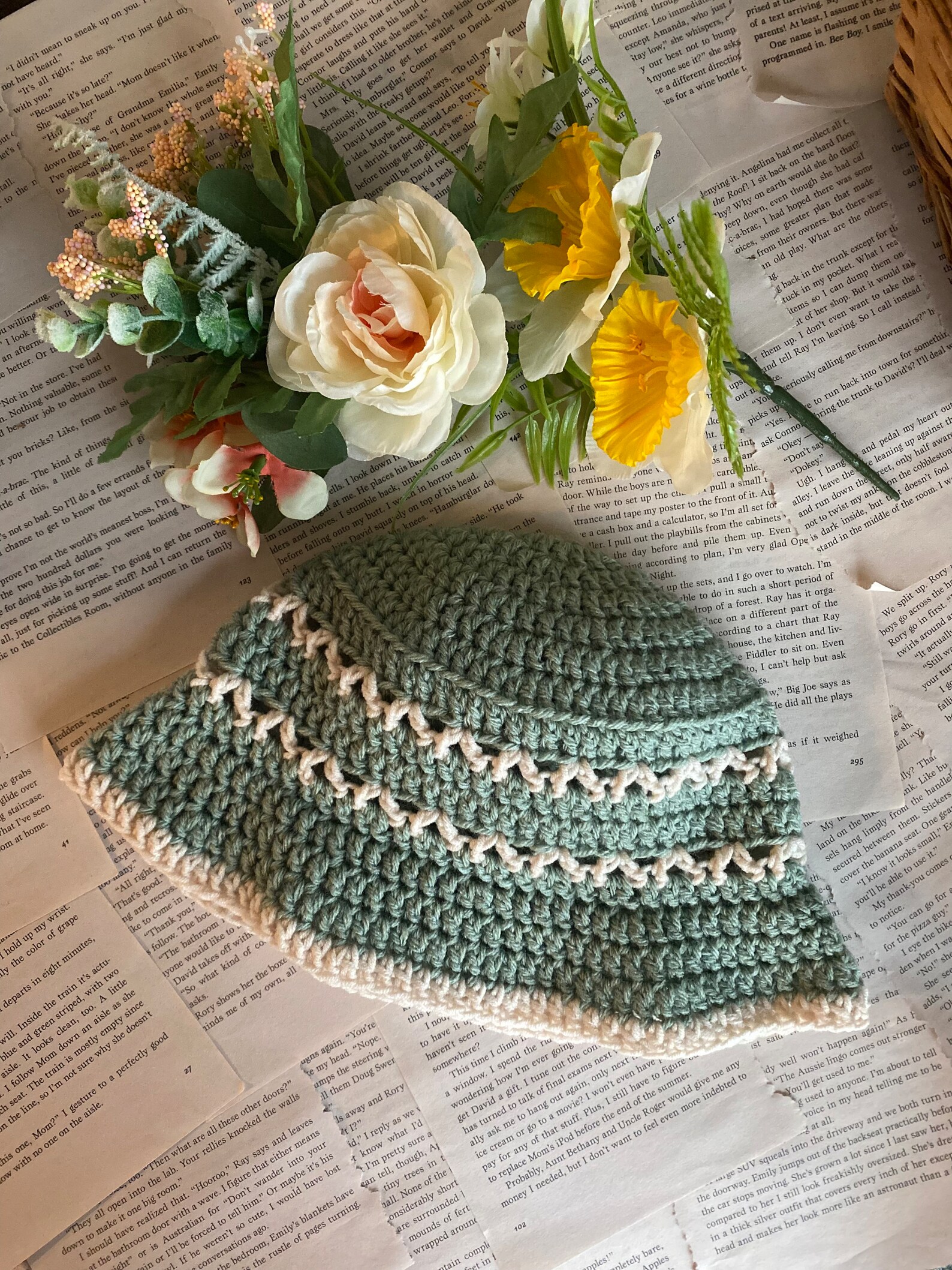 Trendy Crochet Bucket Hat. Bright or Pastel Crochet Bucket - Etsy