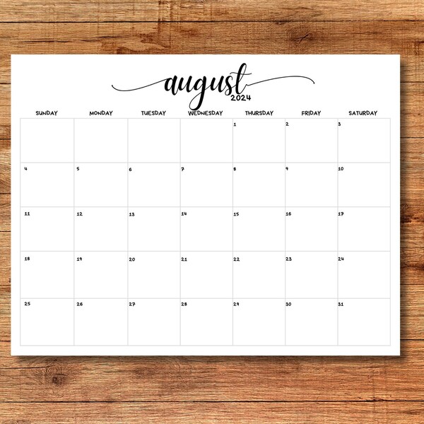 2024 Calendar - Etsy