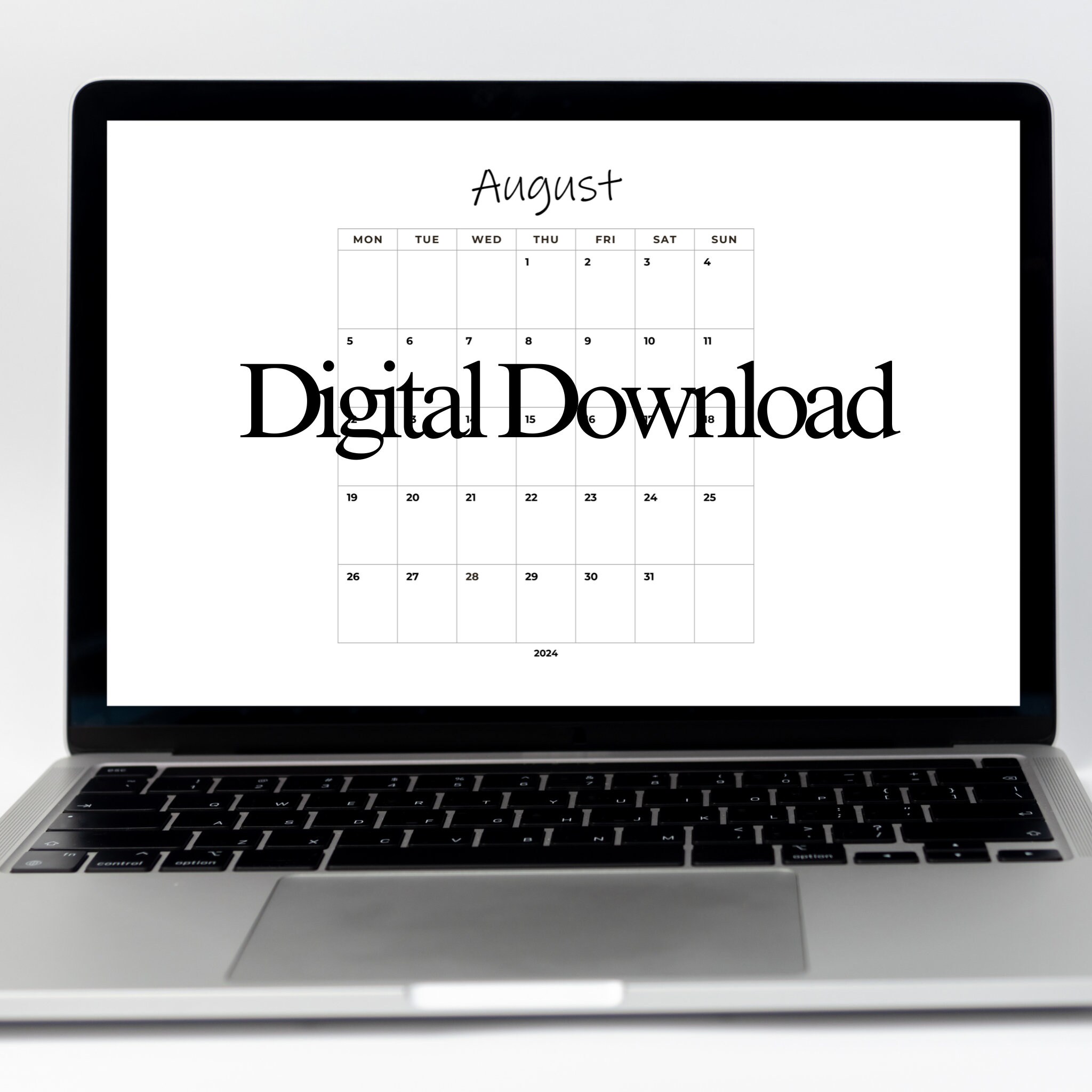 November 2024 Calendar Printable Digital Download PDF Vertical Simple ...