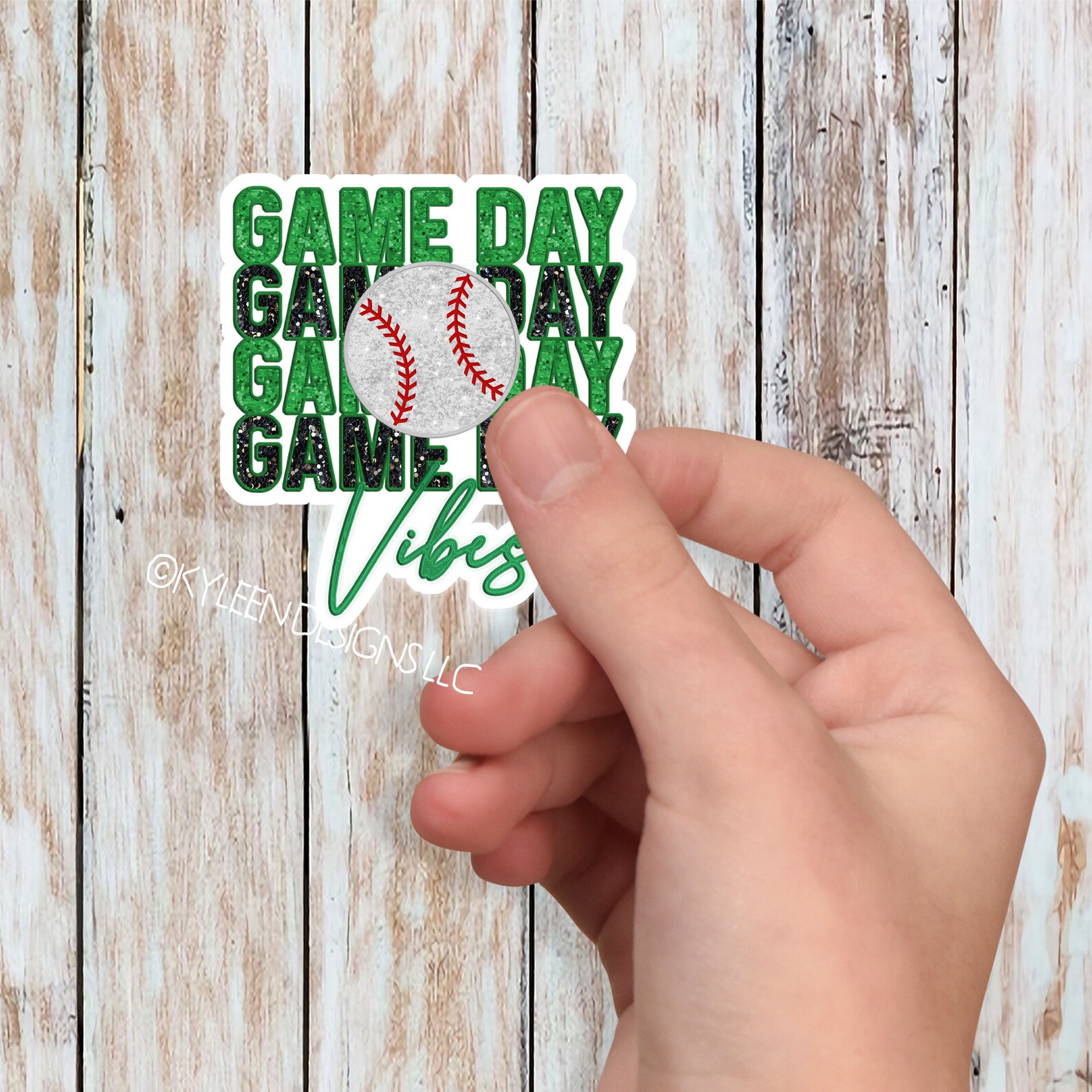 3" Vinyl Sticker- Waterproof and Weather Proof, Eco Solvent- Blue Game ...