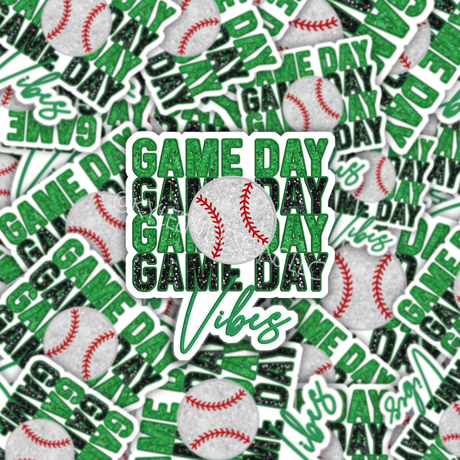 3" Vinyl Sticker- Waterproof and Weather Proof, Eco Solvent- Blue Game ...