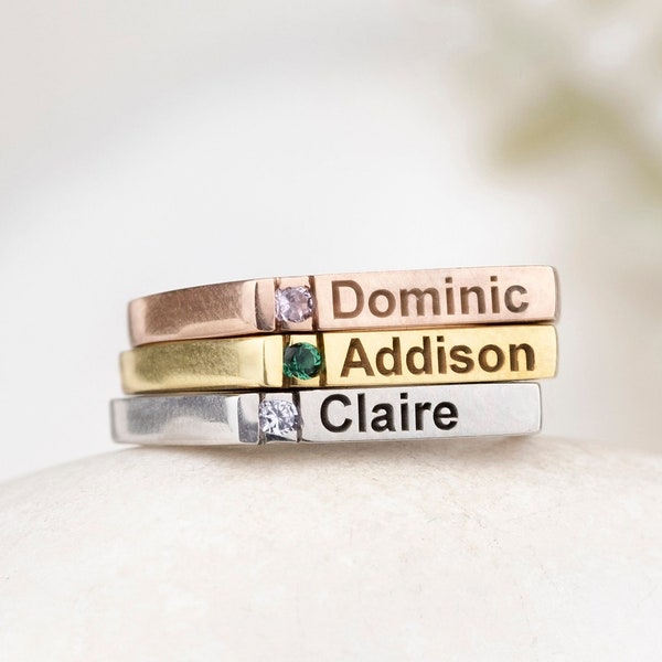 Birthstone Signet - Etsy