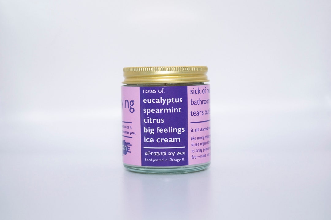 Eucalyptus Spearmint Citrus | UGLY CRYING Candle | Best Bathroom Candle ...