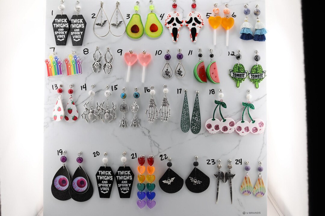 Silver Color Magnetically-attachable Dangles for Gauges & Earrings ...
