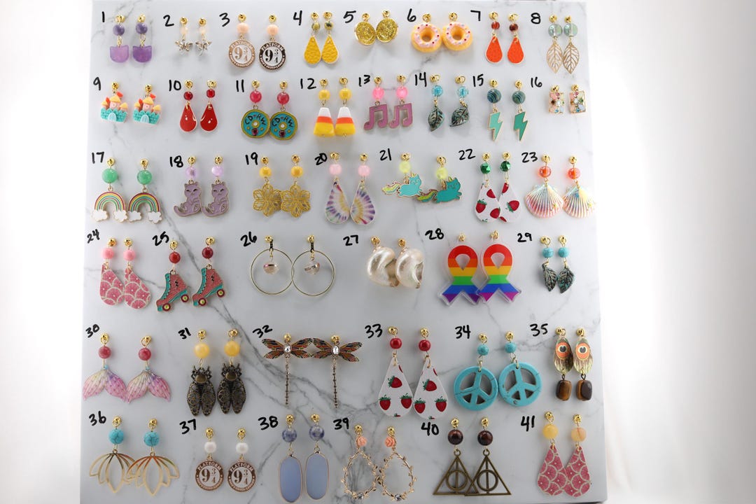 Gold Color Magnetically-attachable Dangles for Gauges & Earrings LATEST ...