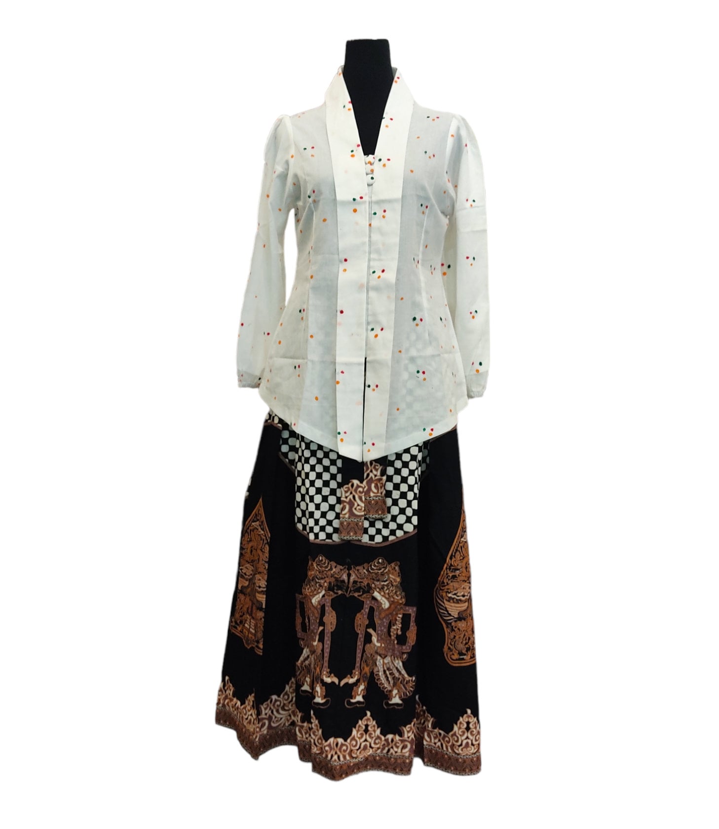 Kebaya Kartini on Hand Made Batik Jumputan - Etsy