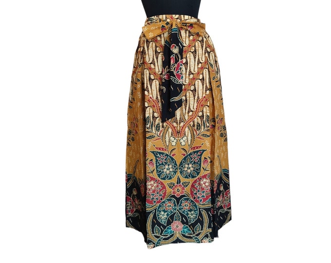 Javanese Batik Long Skirt for Women - Etsy