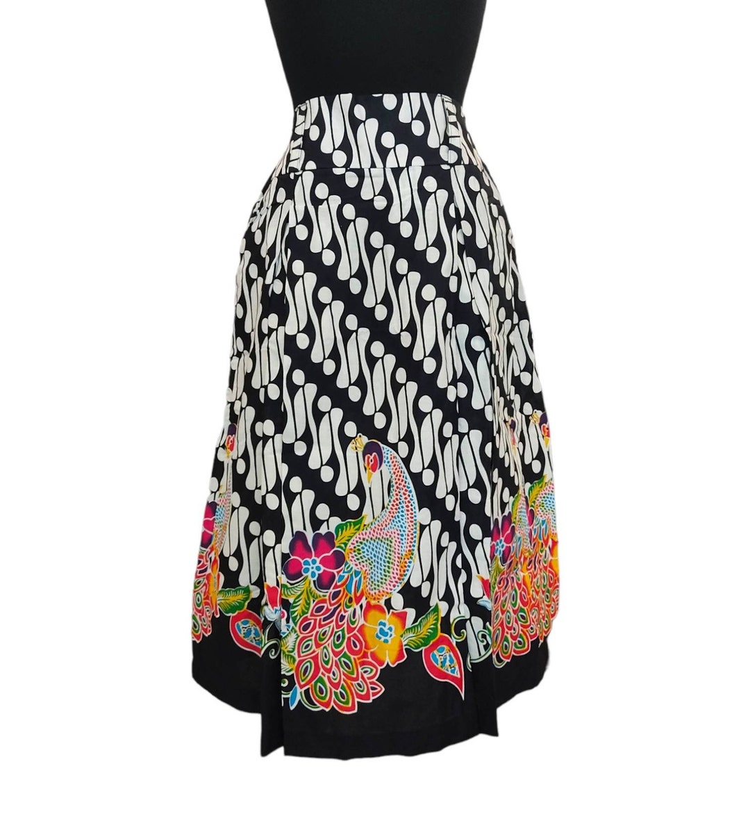 Batik Skirt in Classic Batik Pattern - Etsy