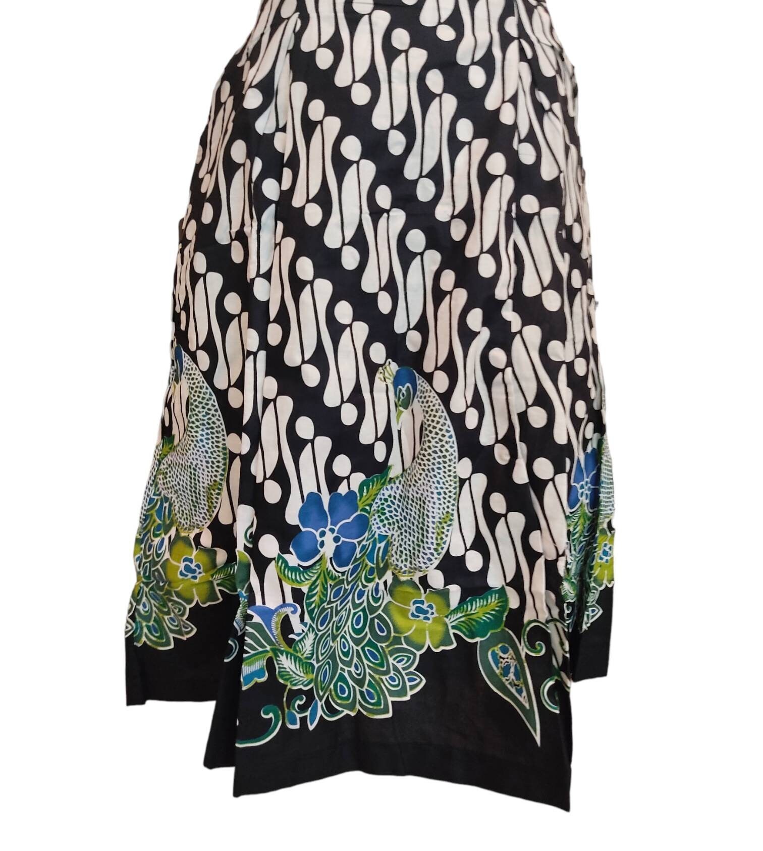 Batik Skirt in Classic Batik Pattern - Etsy