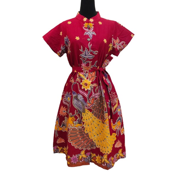 Batik Dress - Etsy