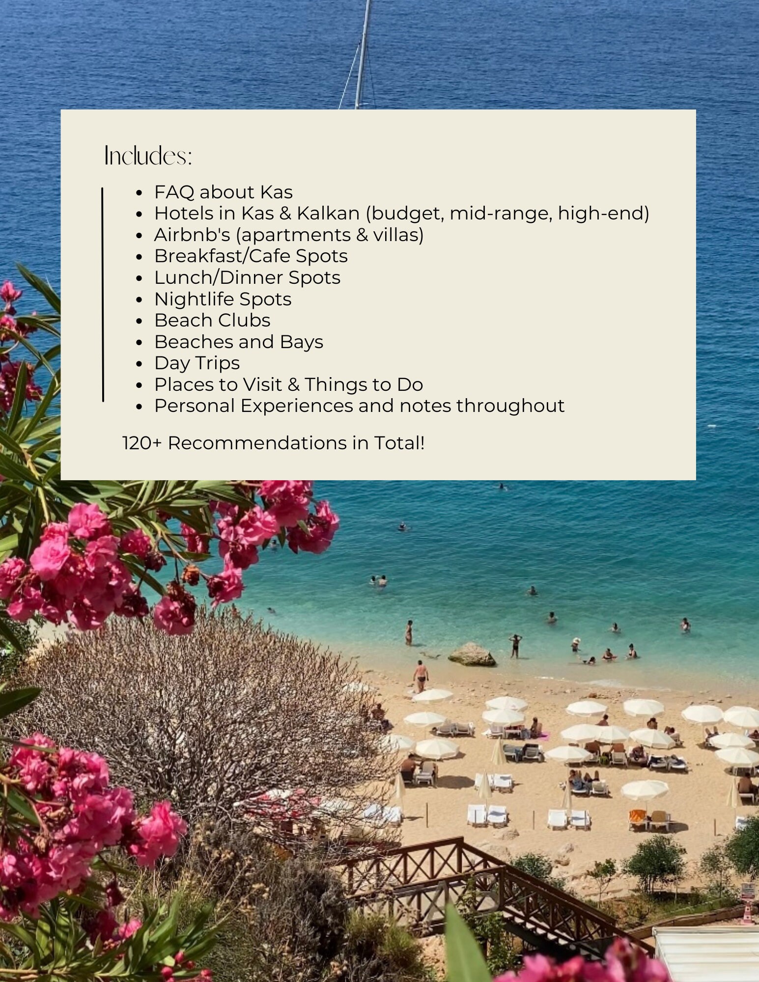 Kas Travel Guide Kas Itinerary Travel Itinerary Kas, Turkey Turkey ...